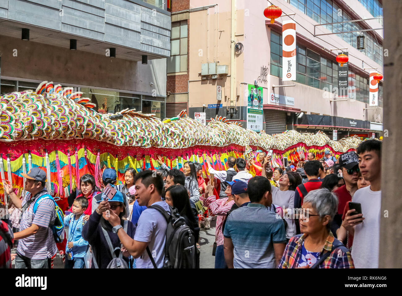Melbourne, Australia. 10th Feb 2019. Chinatown Melbourne Chinese New ...