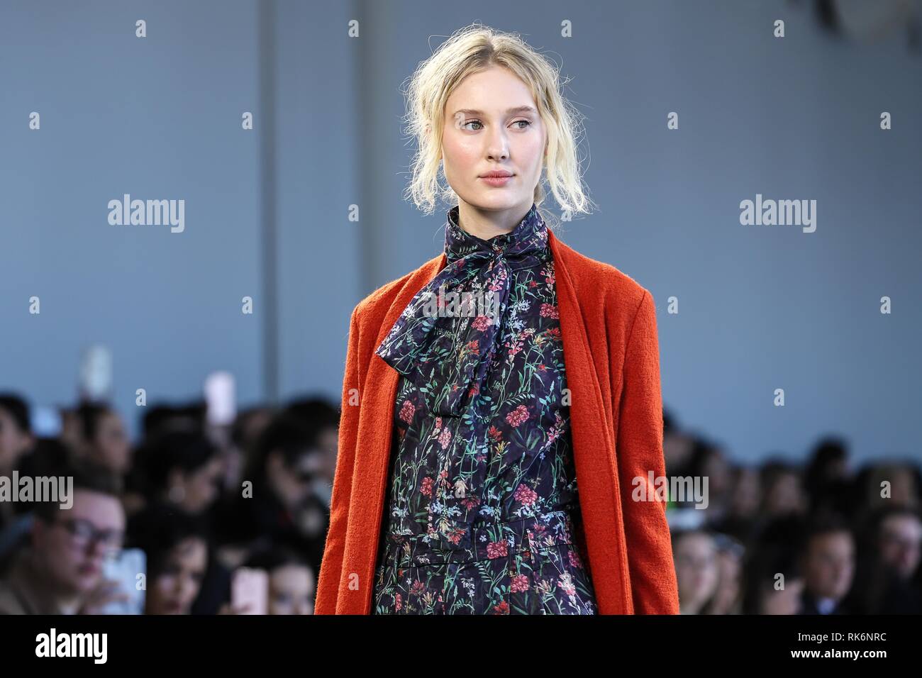 New York, New York, USA. 8th Feb, 2019. Models walk the runway for the ...