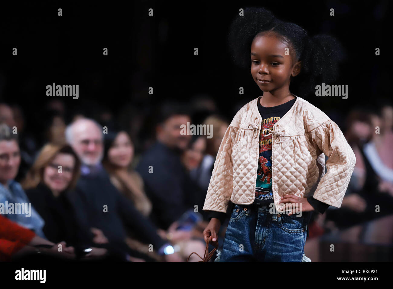 New York, New York, USA. 9th Feb, 2019. A model walks the runway for ...