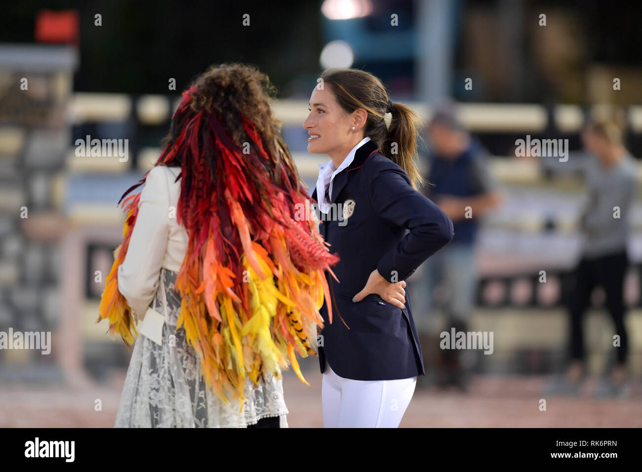 Florida, USA. 9th Feb 2019. Jessica Rae Springsteen seen happy and ...