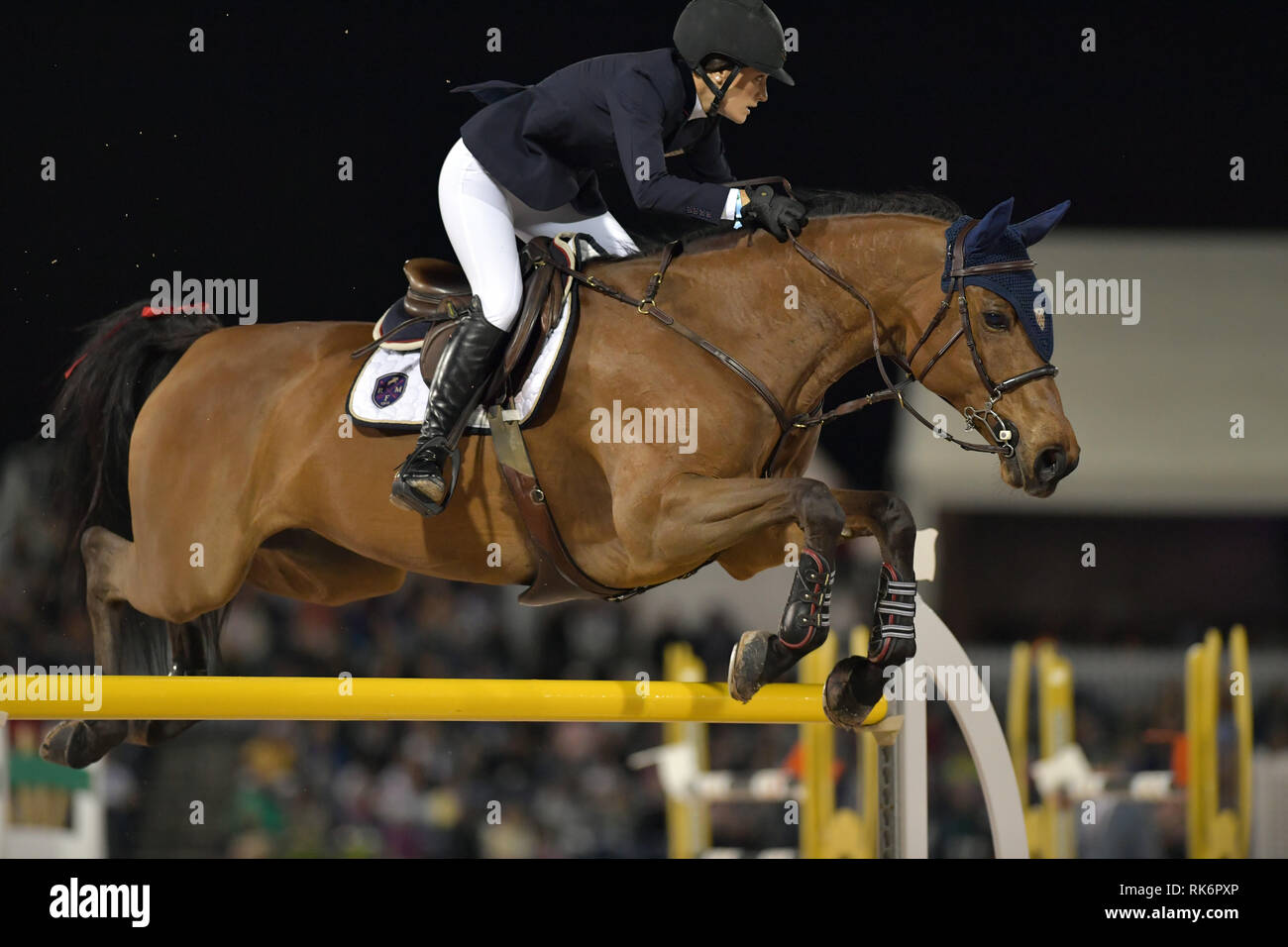 Florida, USA. 9th Feb 2019. Jessica Rae Springsteen seen happy and ...