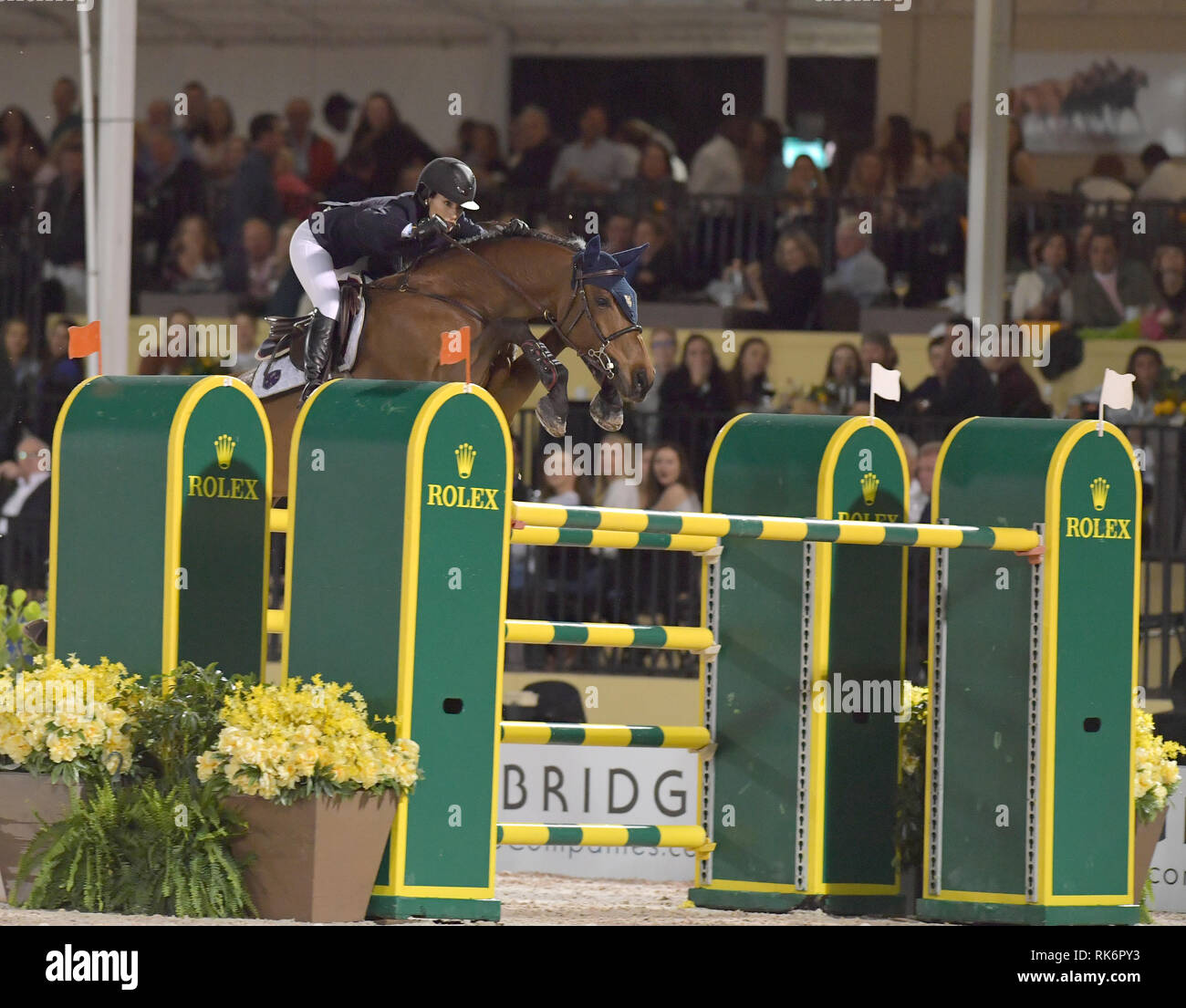 Florida, USA. 9th Feb 2019. Jessica Rae Springsteen seen happy and ...