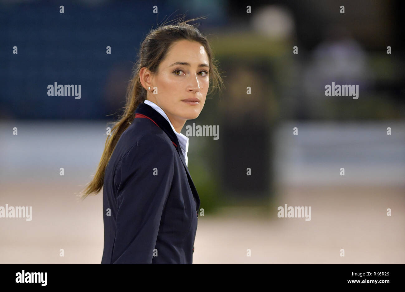 Florida, USA. 9th Feb 2019. Jessica Rae Springsteen seen happy and ...