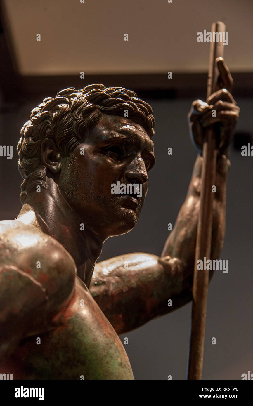Sculpture "Hellenistic Ruler", 2nd Century BC, in the Palazzo Massimo ...