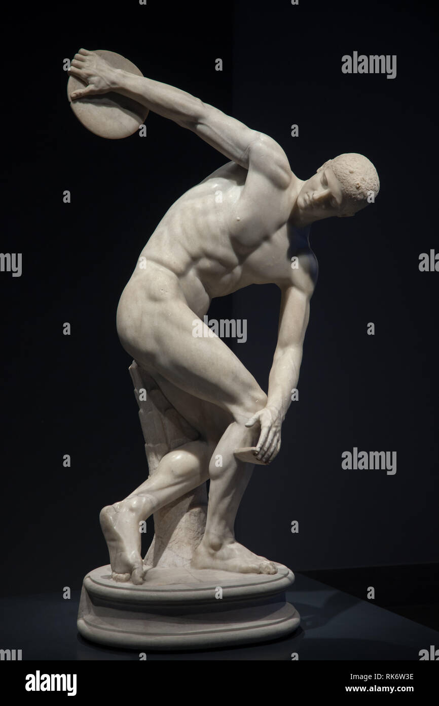 Discobolus statue museum rome hi-res stock photography and images - Alamy