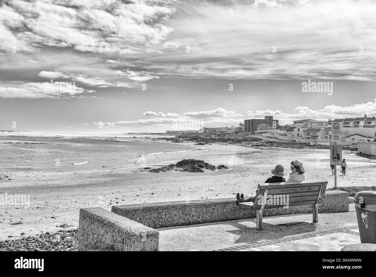 African beach scene Black and White Stock Photos & Images - Alamy