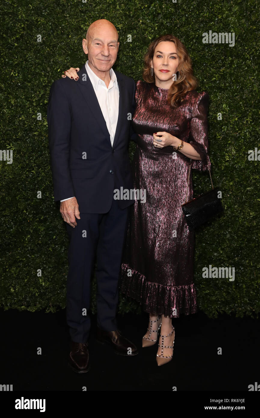 Sir Patrick Stewart and his partner Sunny Ozell arrive for the Charles ...