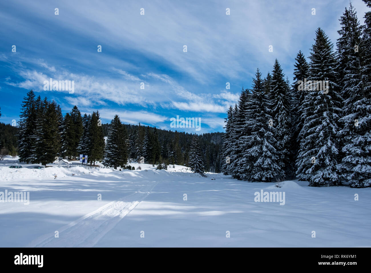 Sarajevo, Bosnia and Herzegovina - 9 February - Mount Igman near ...