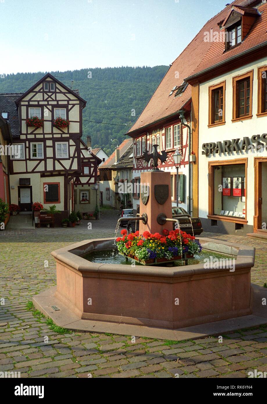 The town of Neckargemund, Germany Stock Photo - Alamy