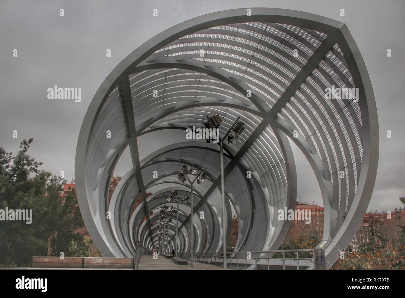 Concrete pedestrian bridge texture hi-res stock photography and images ...