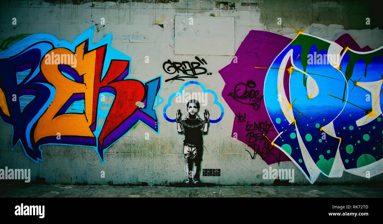Graffiti colours hi-res stock photography and images - Alamy