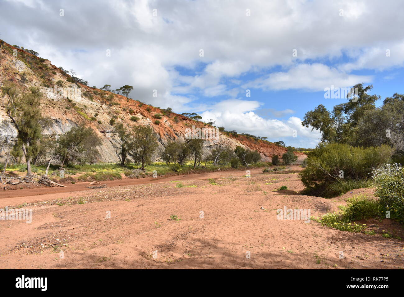 nearly dry Irwin river at Coalseam conservation park Stock Photo - Alamy
