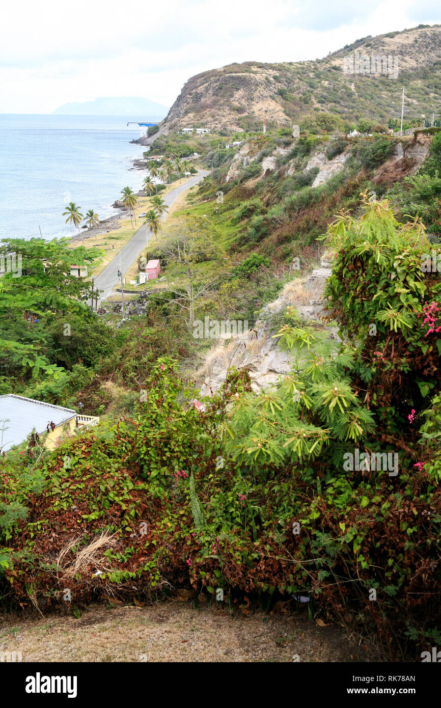 The island of Sint Eustatius in the Caribbean Stock Photo - Alamy