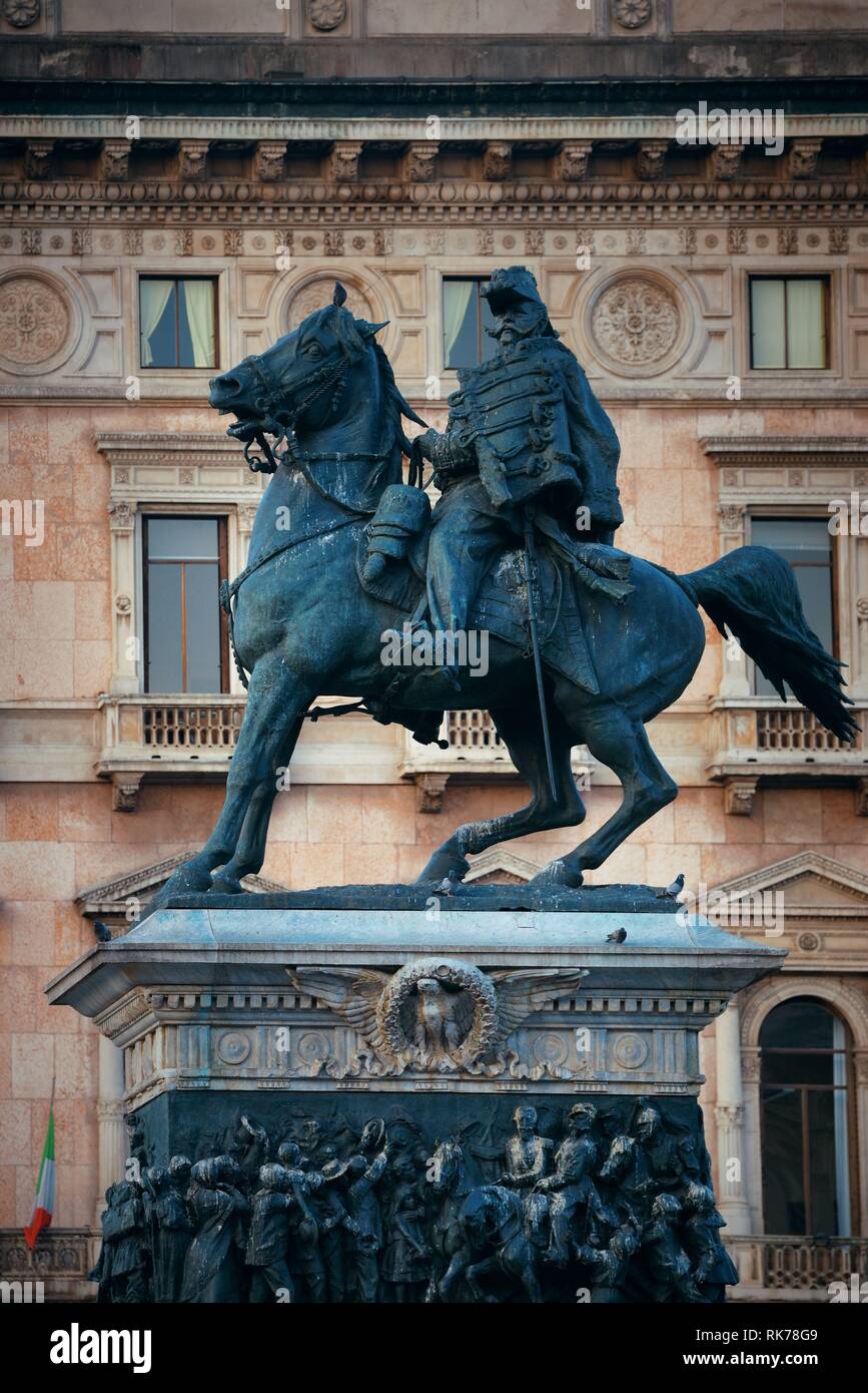 The Monument to King Victor Emmanuel II at Cathedral Square or Piazza ...