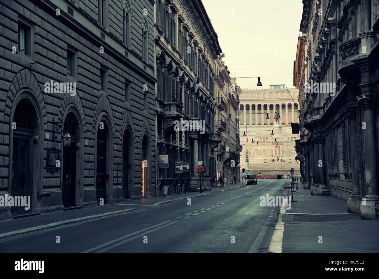 Street view in Rome, Italy Stock Photo - Alamy