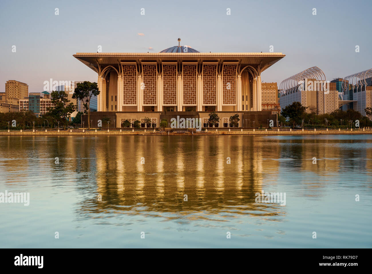 Tuanku Mizan Zainal Abidin Mosque or Iron Mosque (Masjid Besi in Malay ...