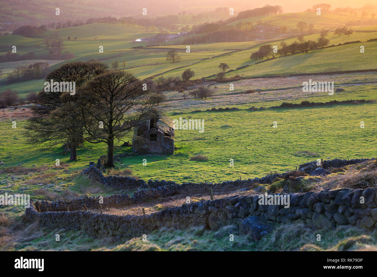 Roach End Barn in the Peak District National Park Stock Photo - Alamy