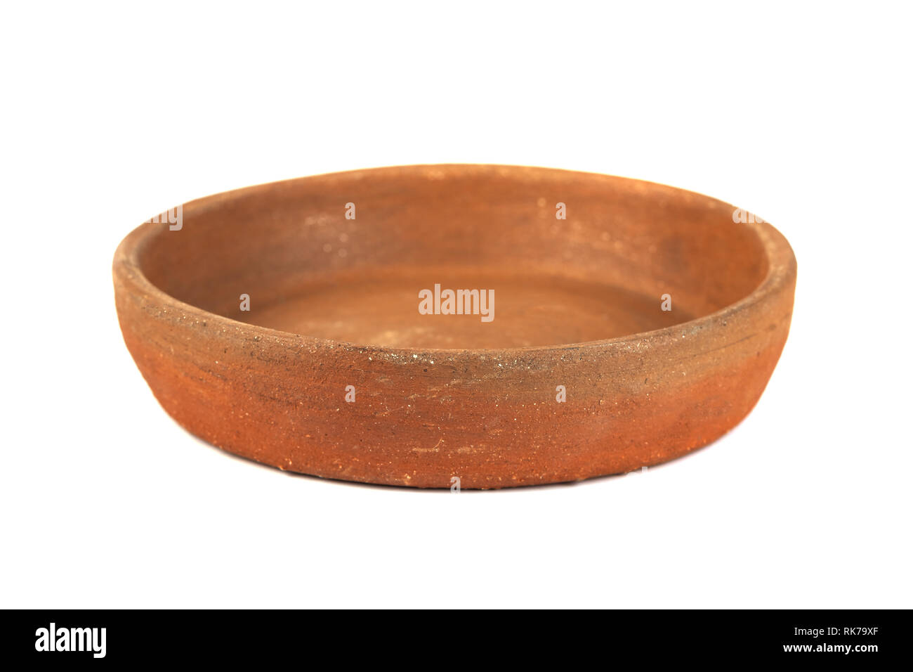 ketsi, georgian traditional clay pot for cooking food on white ...