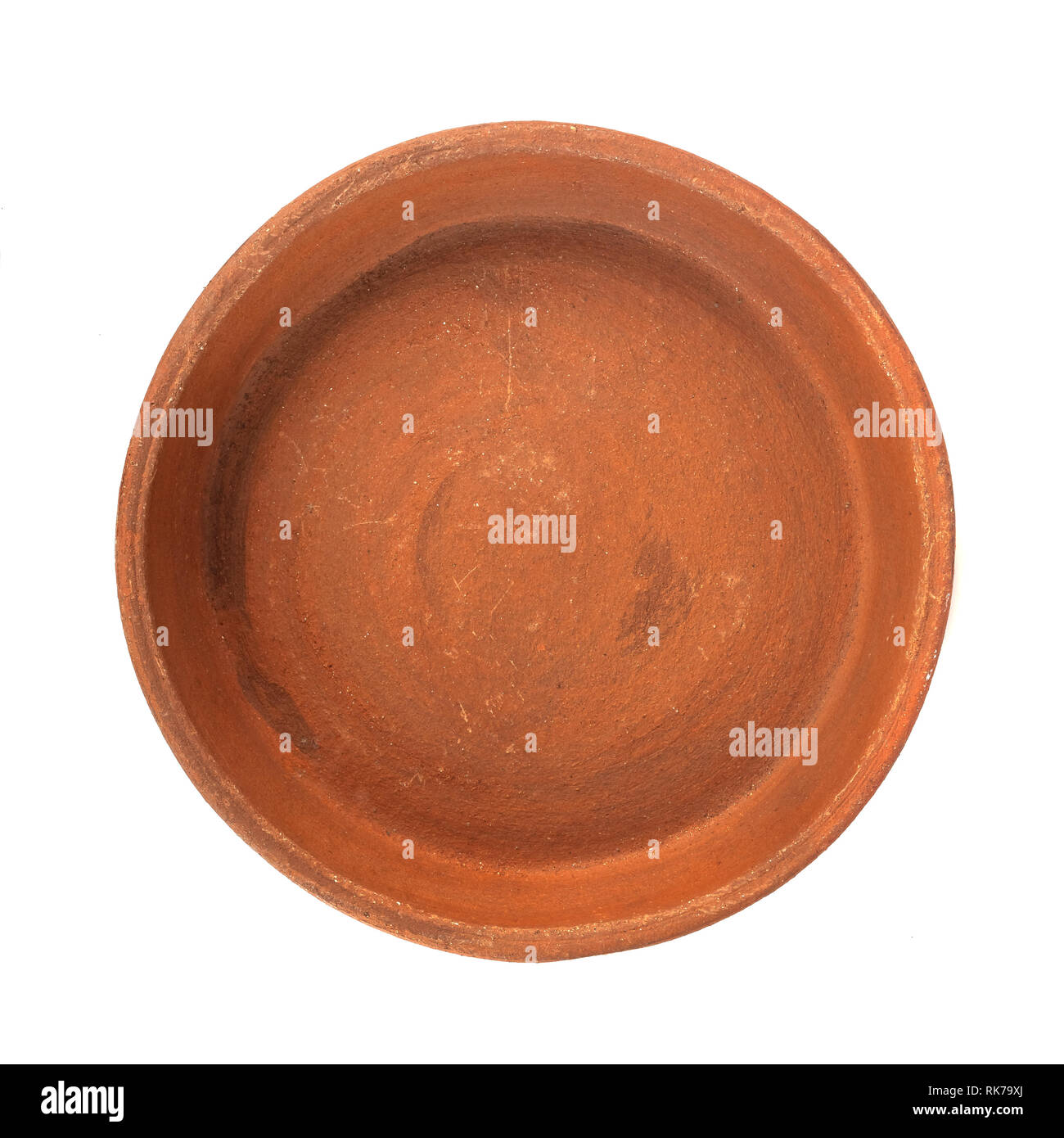 ketsi, georgian traditional clay pot for cooking food on white ...