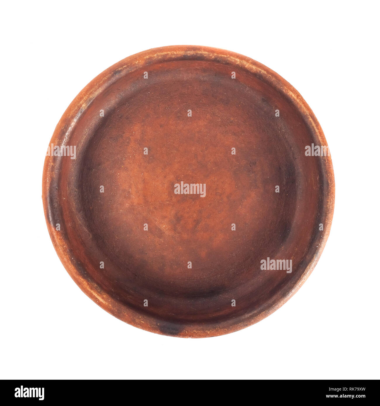 ketsi, georgian traditional clay pot for cooking food on white ...