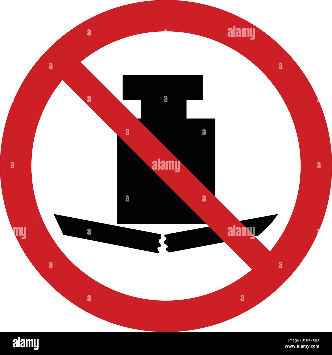 Caution heavy load sign hi-res stock photography and images - Alamy