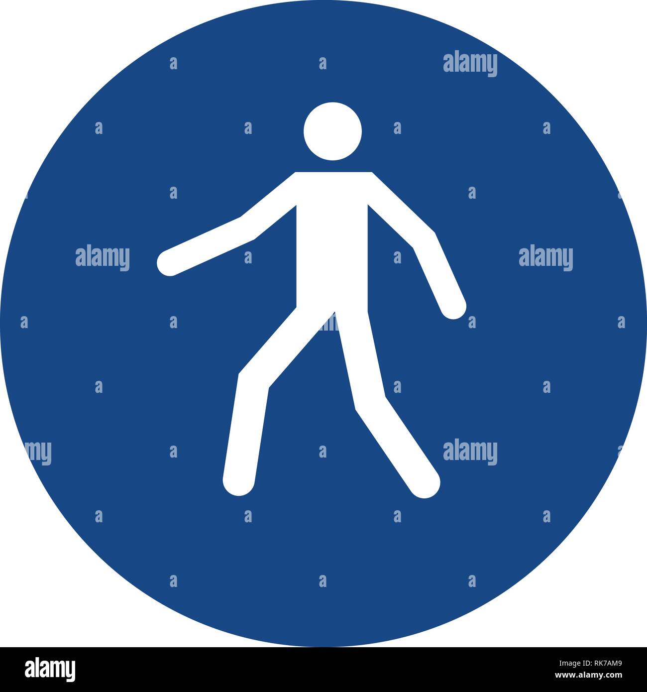 Signs walkway Stock Vector Images - Alamy