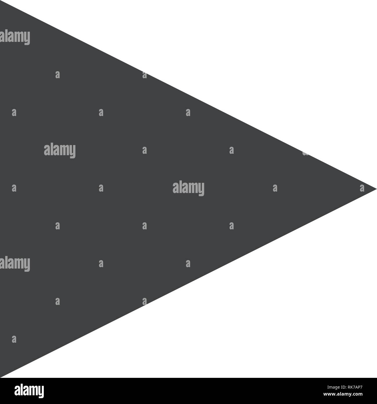 Play button vector icon. Music, video control sign, symbol Stock Vector ...