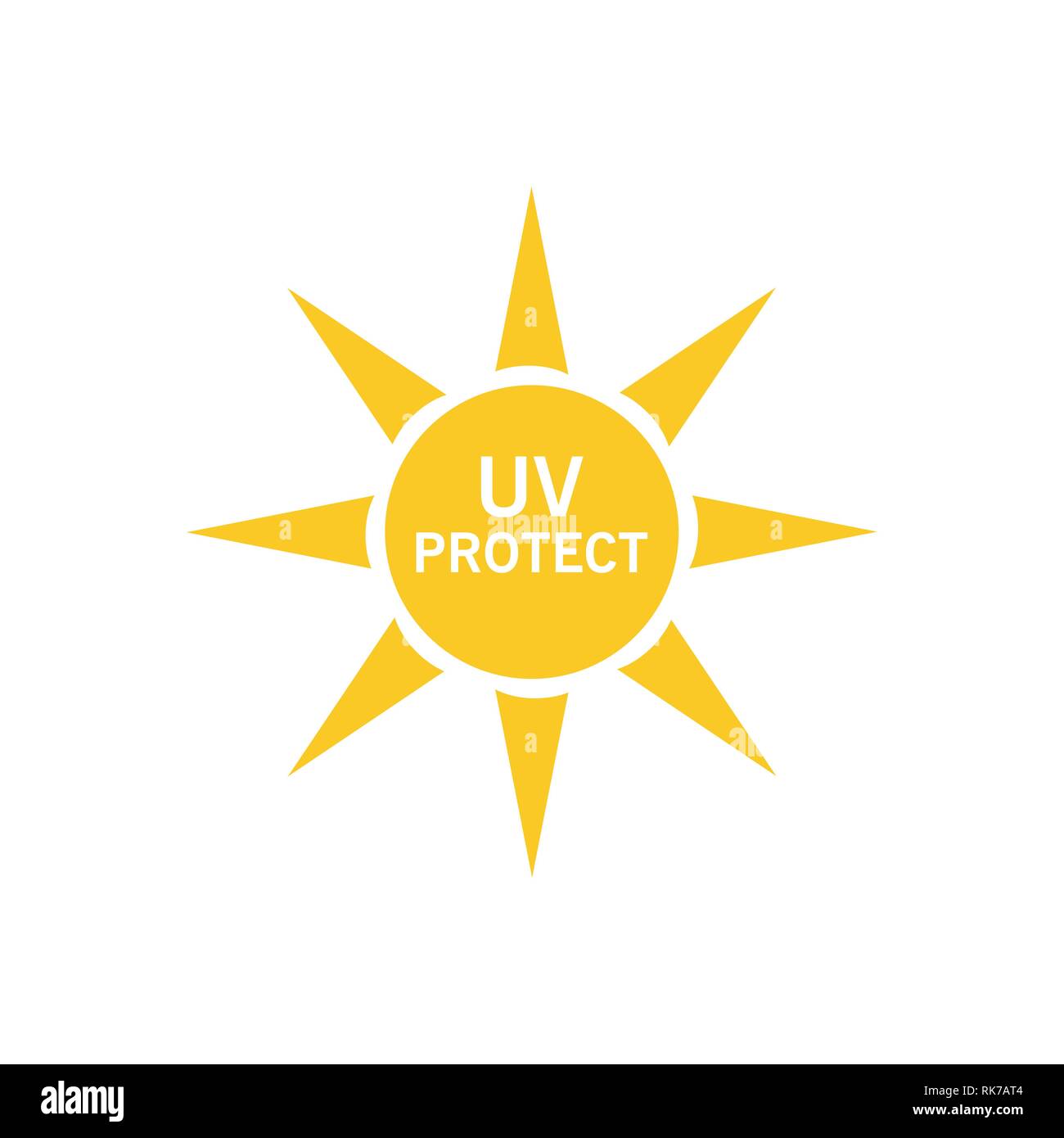UV, sun protection vector icons on white Stock Vector Image & Art - Alamy