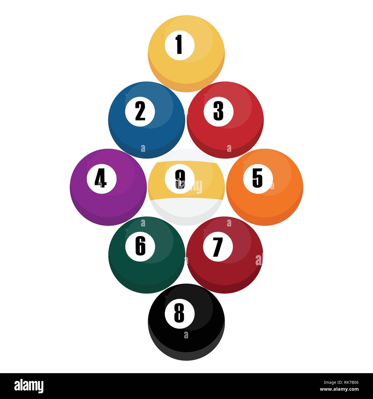 Nine ball rack hi-res stock photography and images - Alamy