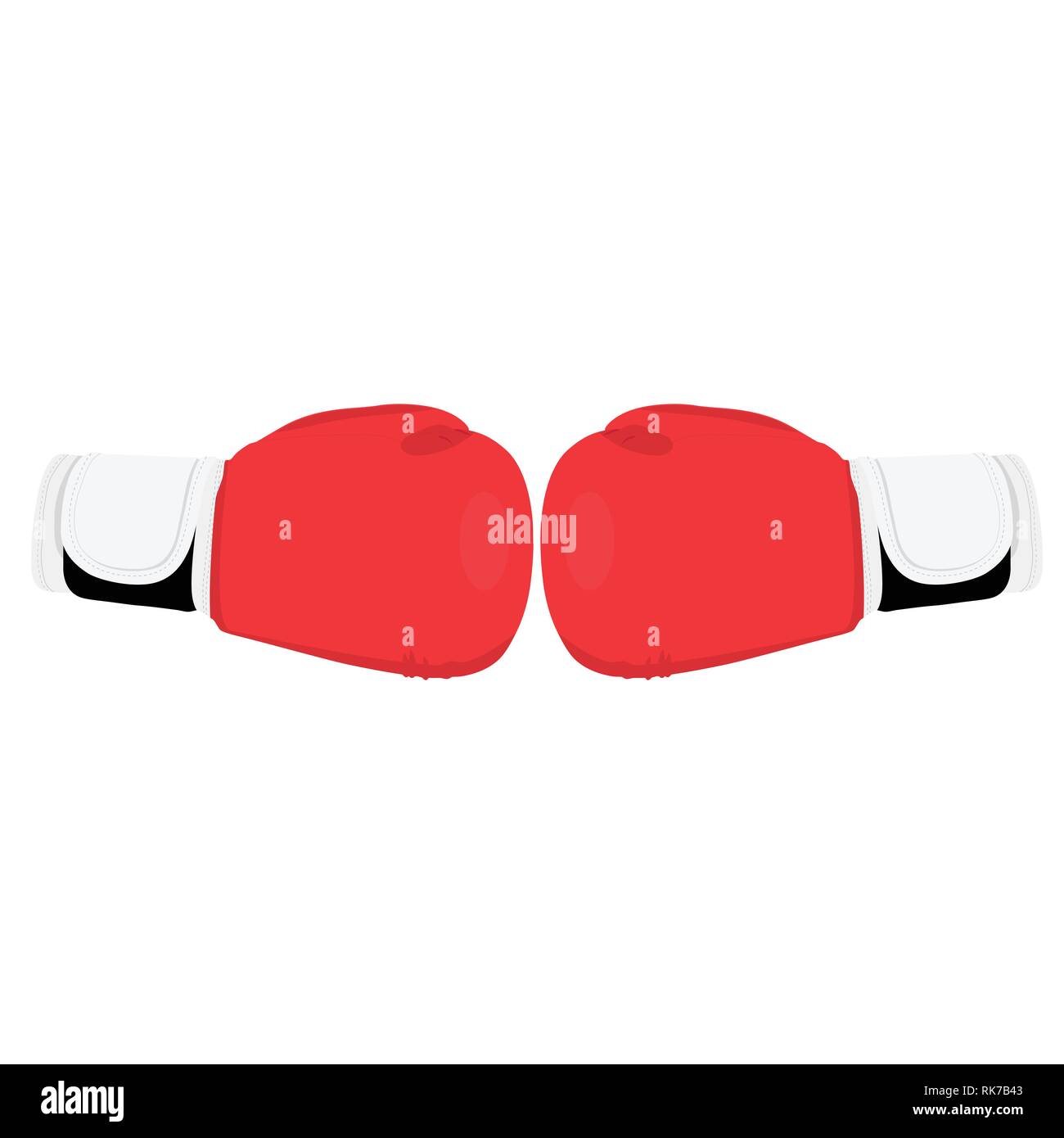 Boxing gloves fight icon. Battle emblem design template vector ...