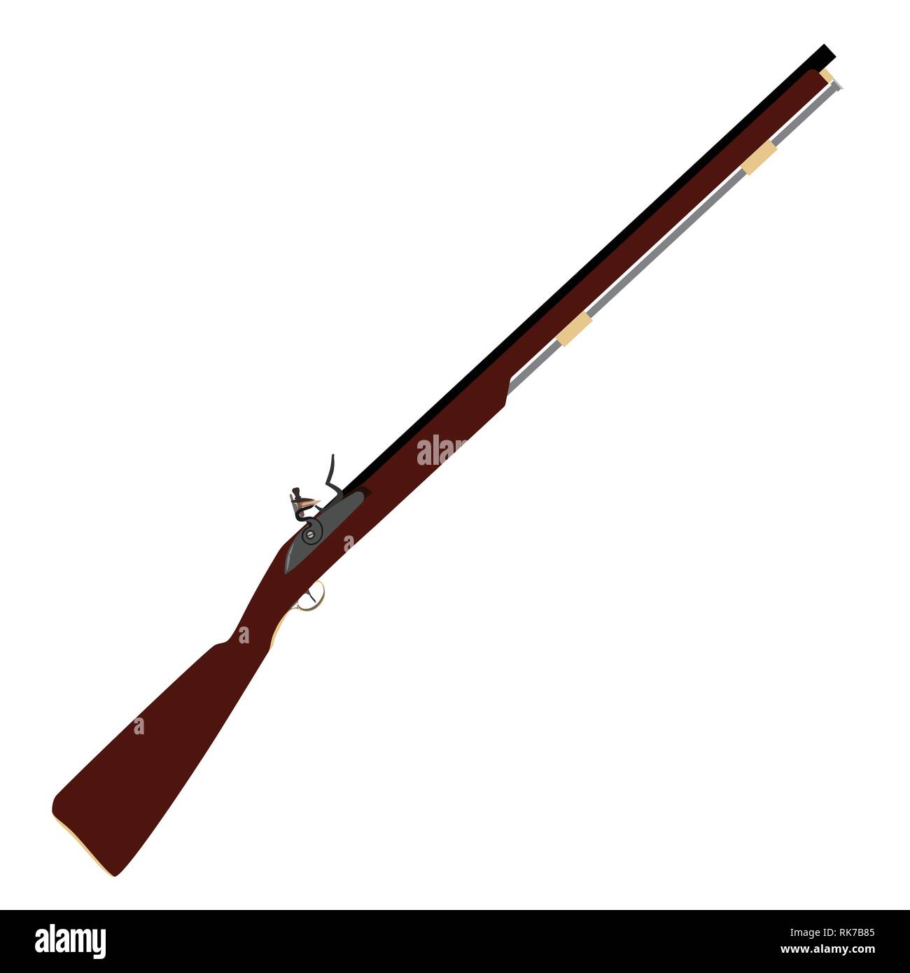Flintlock rifles hi-res stock photography and images - Alamy
