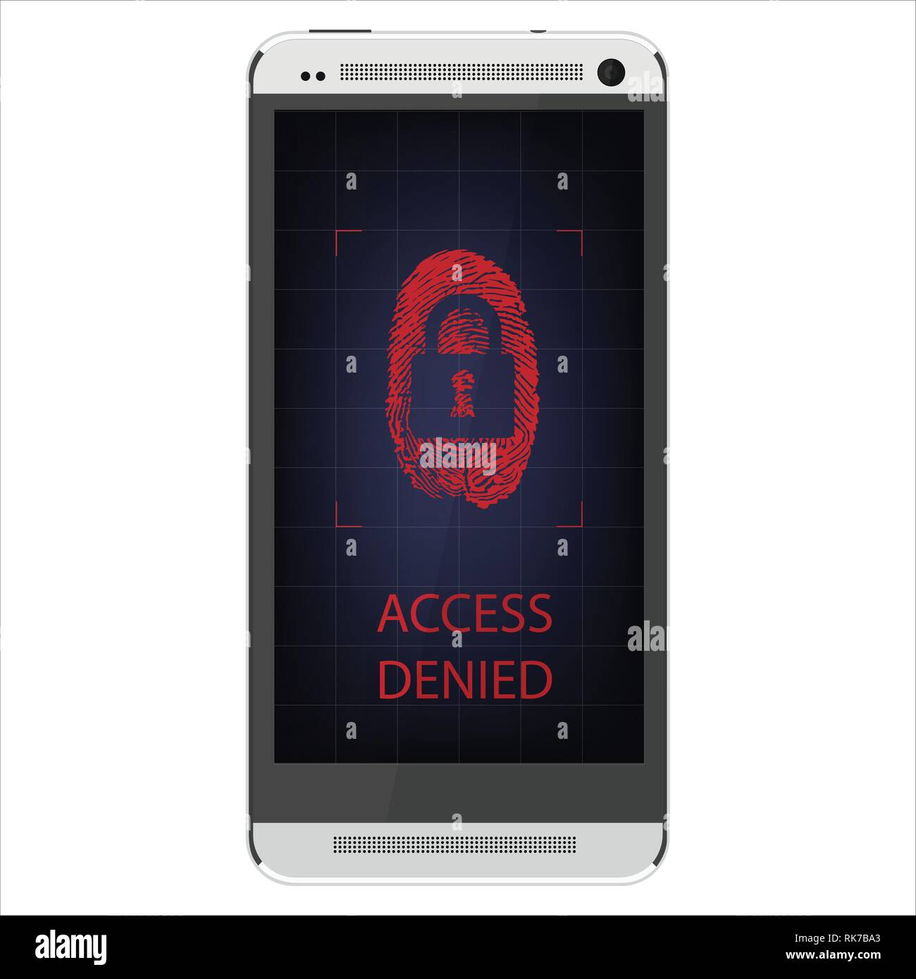 Realistic smartphone screen lock Stock Vector Images - Alamy