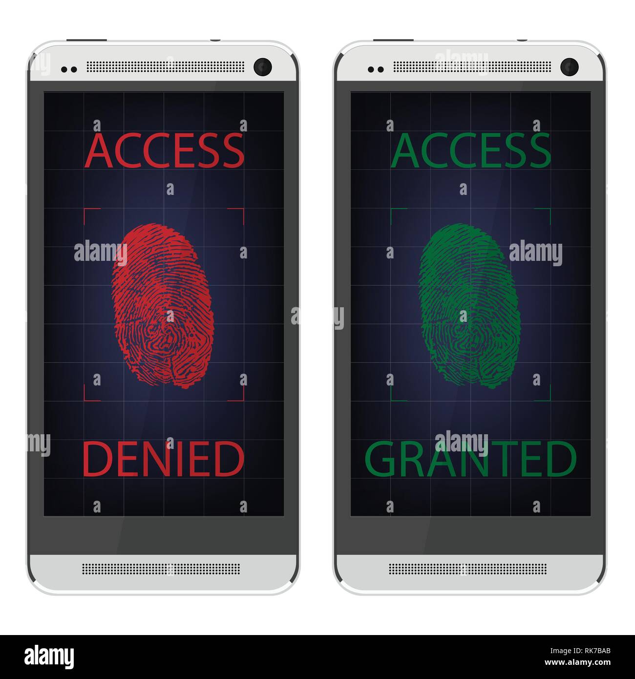 Realistic smartphone screen lock Stock Vector Images - Alamy