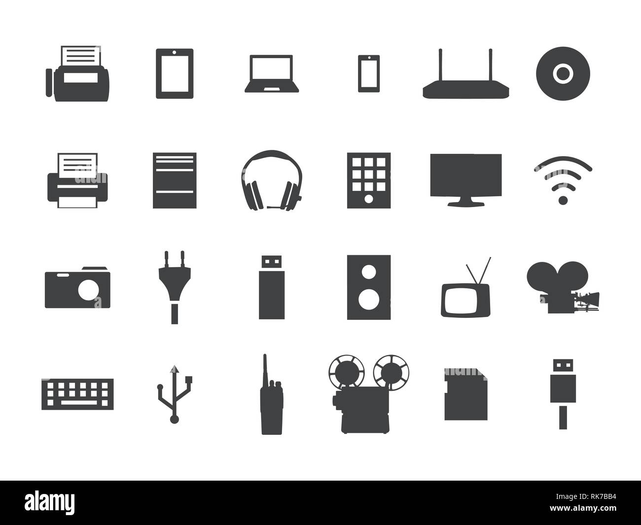 Vector electronic device icon set, collection Stock Vector Image & Art ... Vector electronic device icon set, collection Stock Vector Image & Art ...