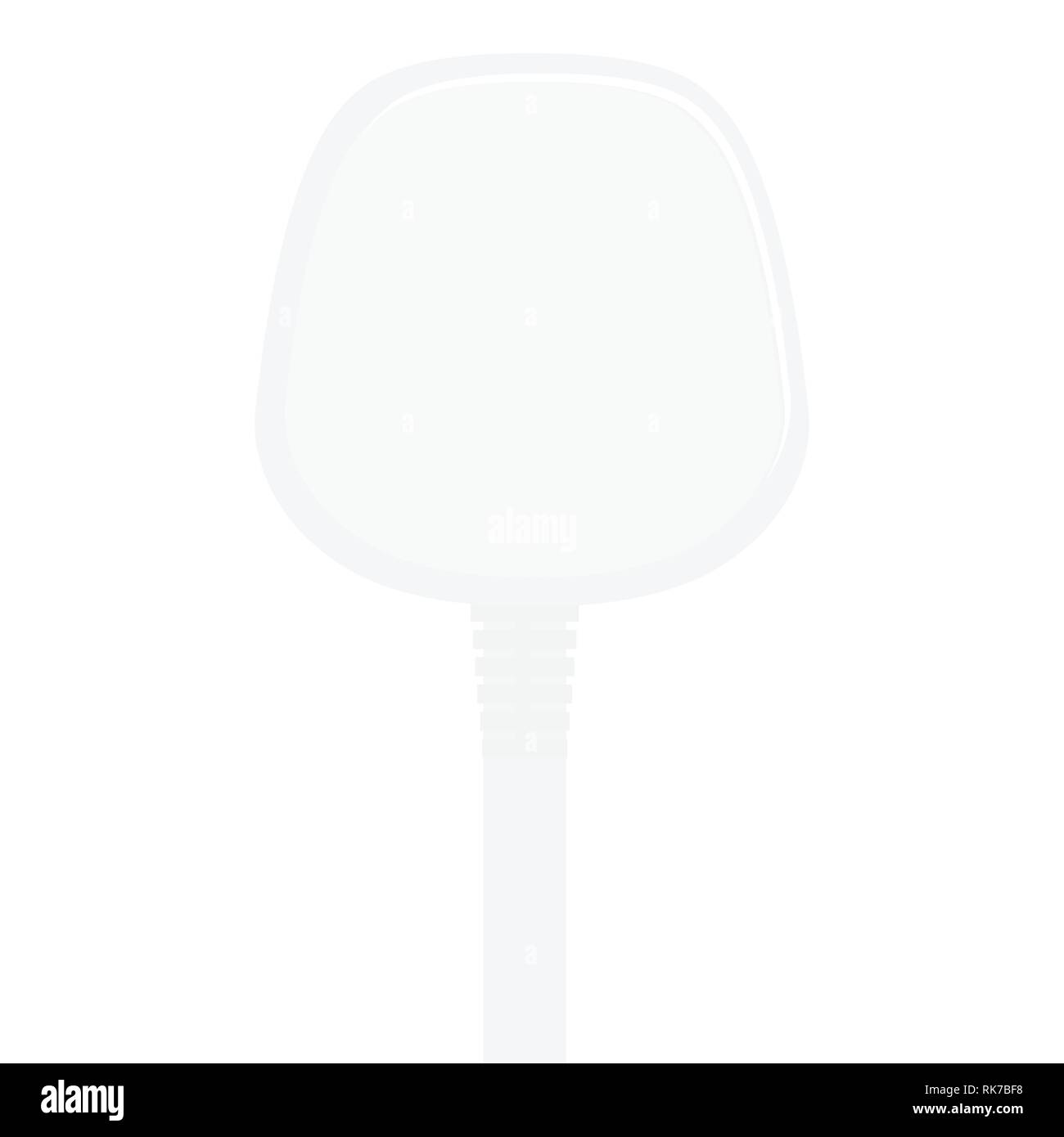 White electric uk socket vector illustration. Plug in. Plug icon Stock ...