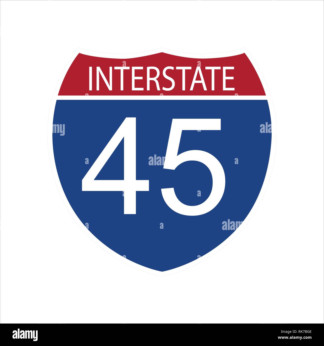 Highway 45 Cut Out Stock Images & Pictures - Alamy
