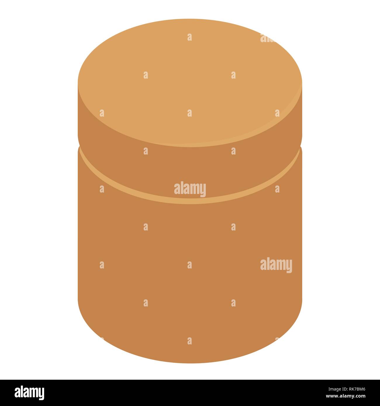 Cylindrical lid Stock Vector Images - Alamy