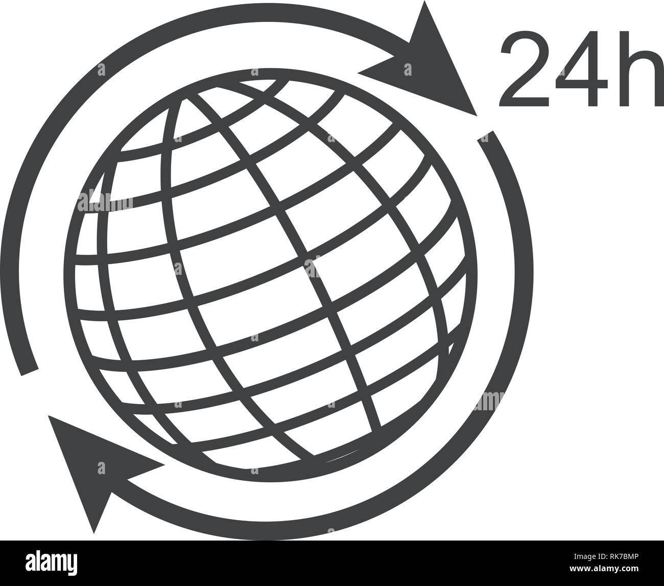 Earth, globe vector icon. Simple flat symbol. Pictogram Stock Vector ...