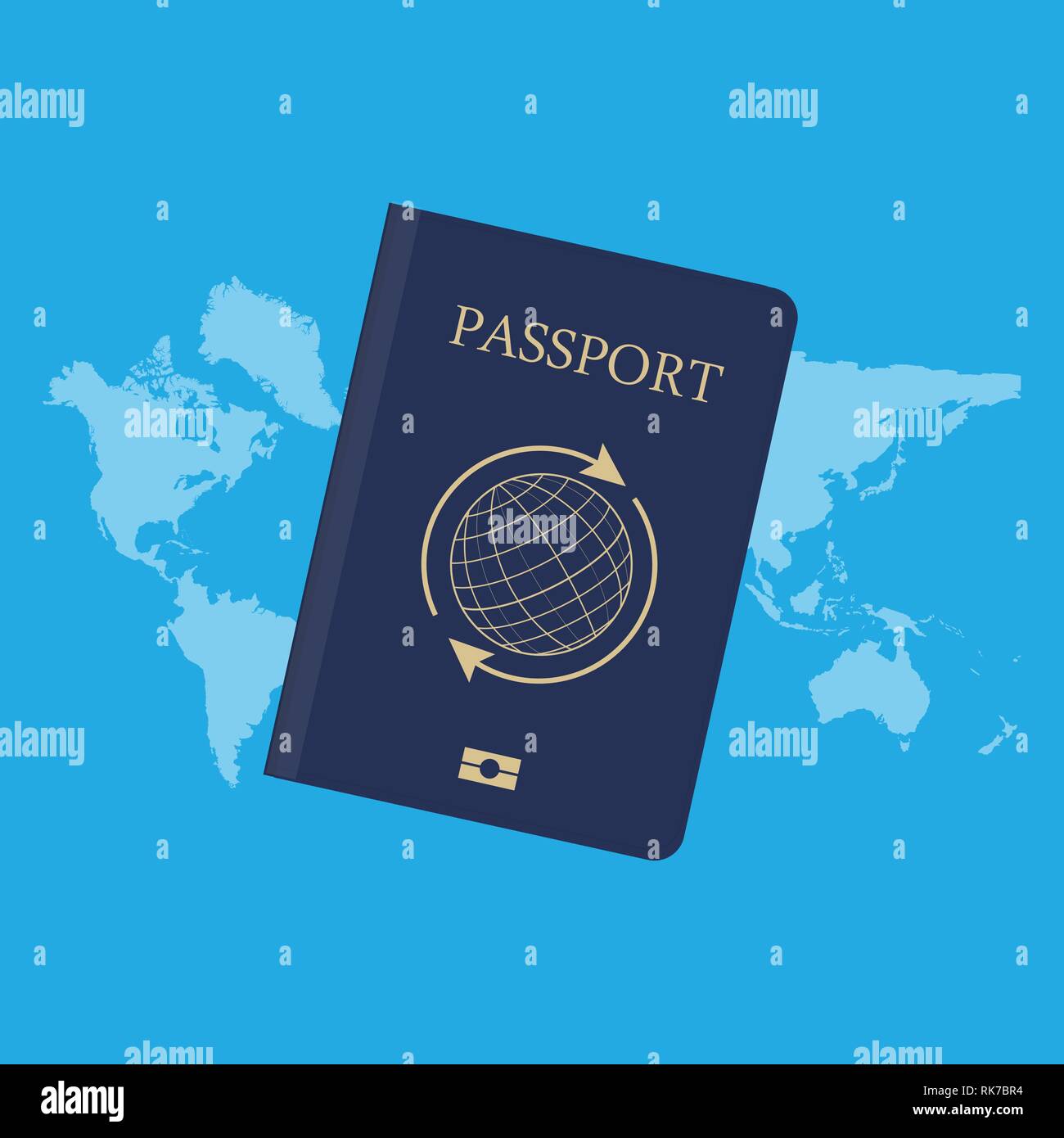British passport world map Stock Vector Images - Alamy