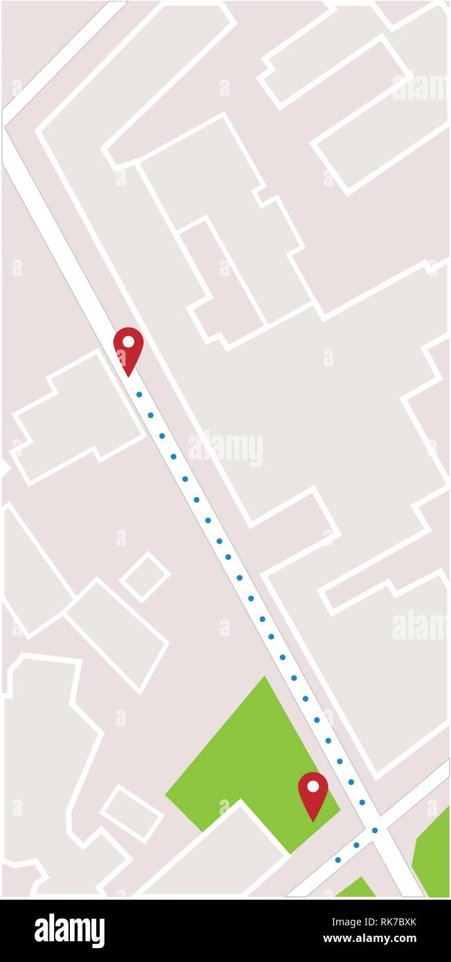 GPS navigator, navigation city map. Vector illustration. Navigation concept with pin pointer ...