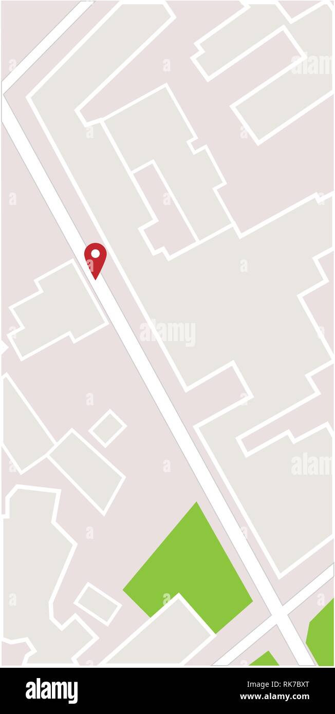 GPS navigator, navigation city map. Vector illustration. Navigation ...