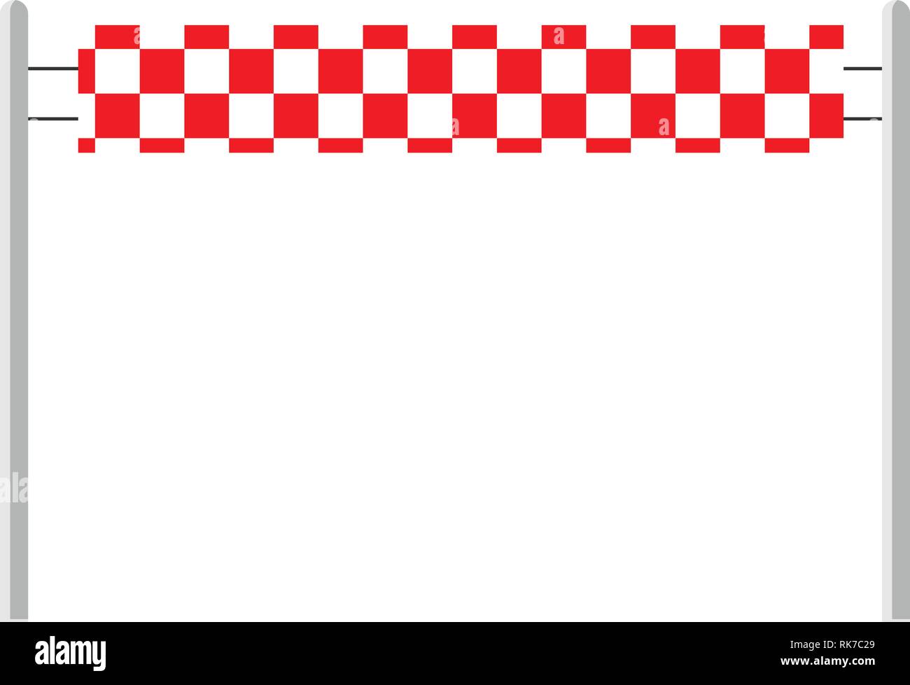Red ribbon finishing line. Finish. Vector illustration Stock Vector ...