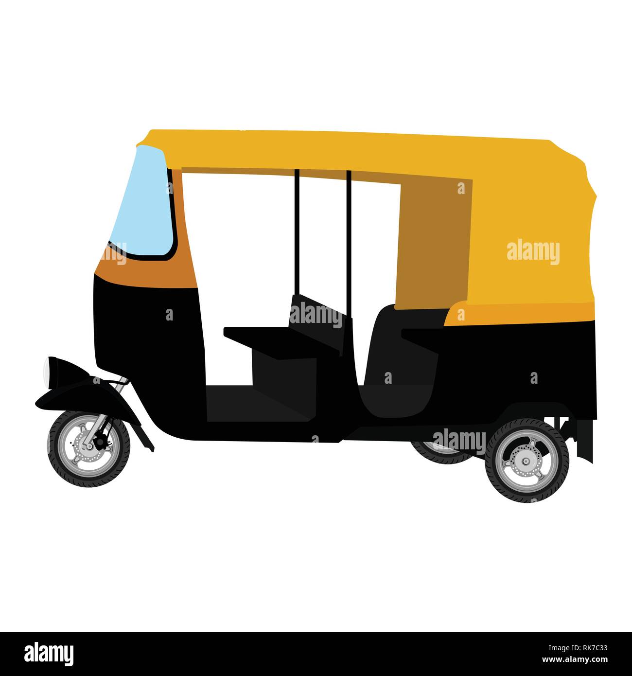 Auto rickshaw delhi Cut Out Stock Images & Pictures - Alamy