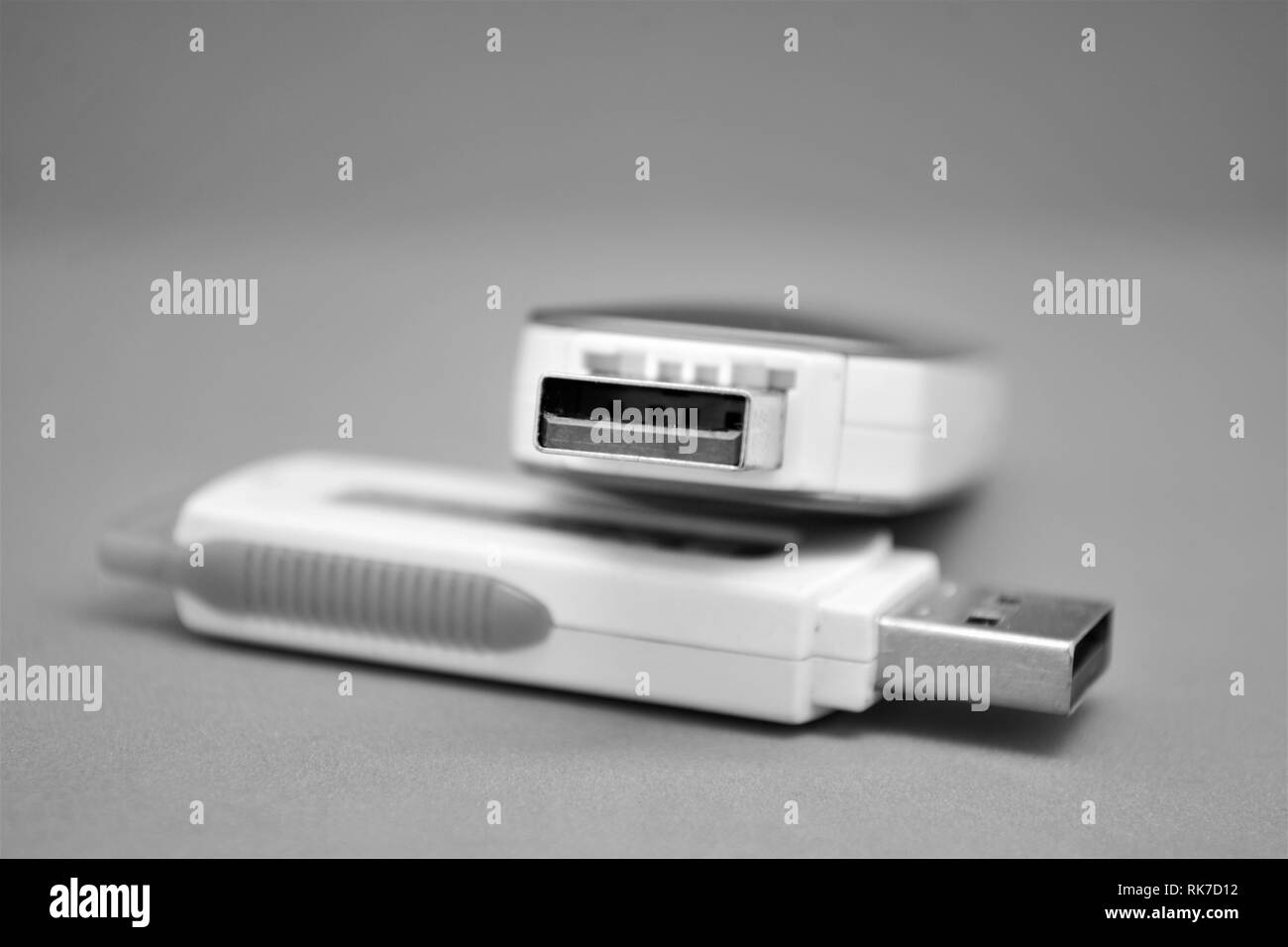 Usb pen drive Black and White Stock Photos & Images - Alamy