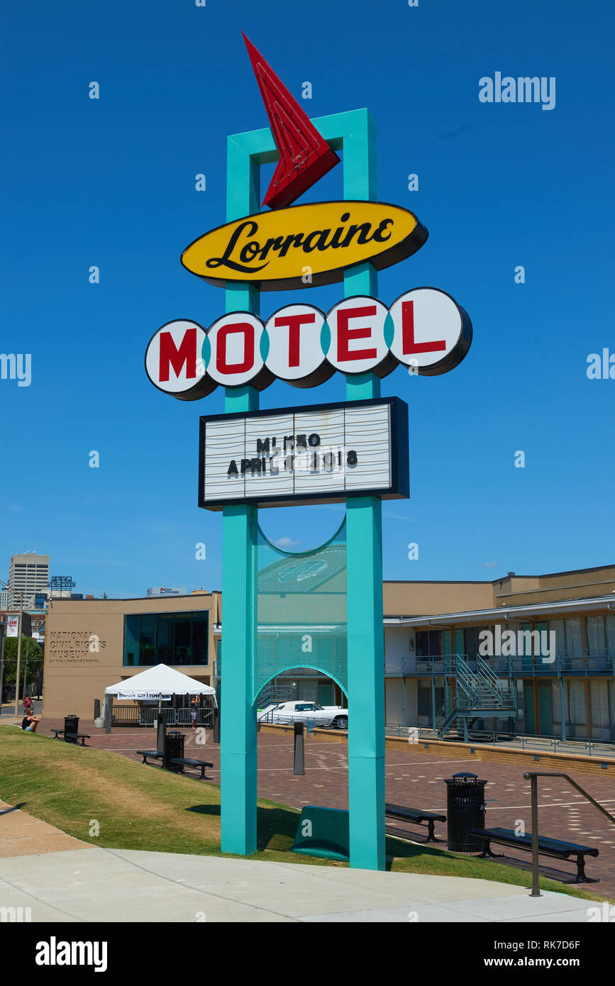 Lorraine hotel where Martin Luther King Jr was Assassinated Memphis ...
