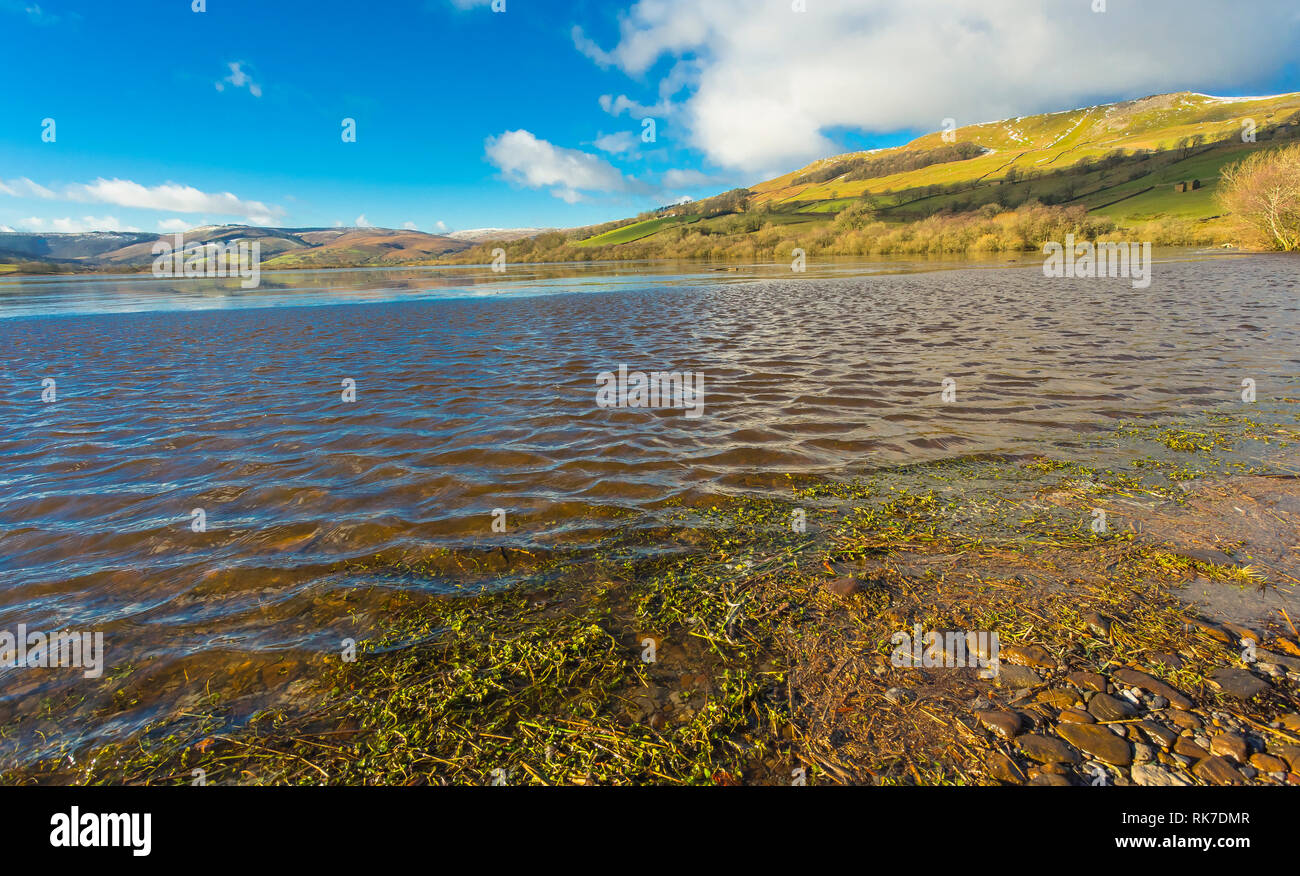 Semerwater, Countersett, Wensleydale, North Yorkshire, UK. Winter time ...