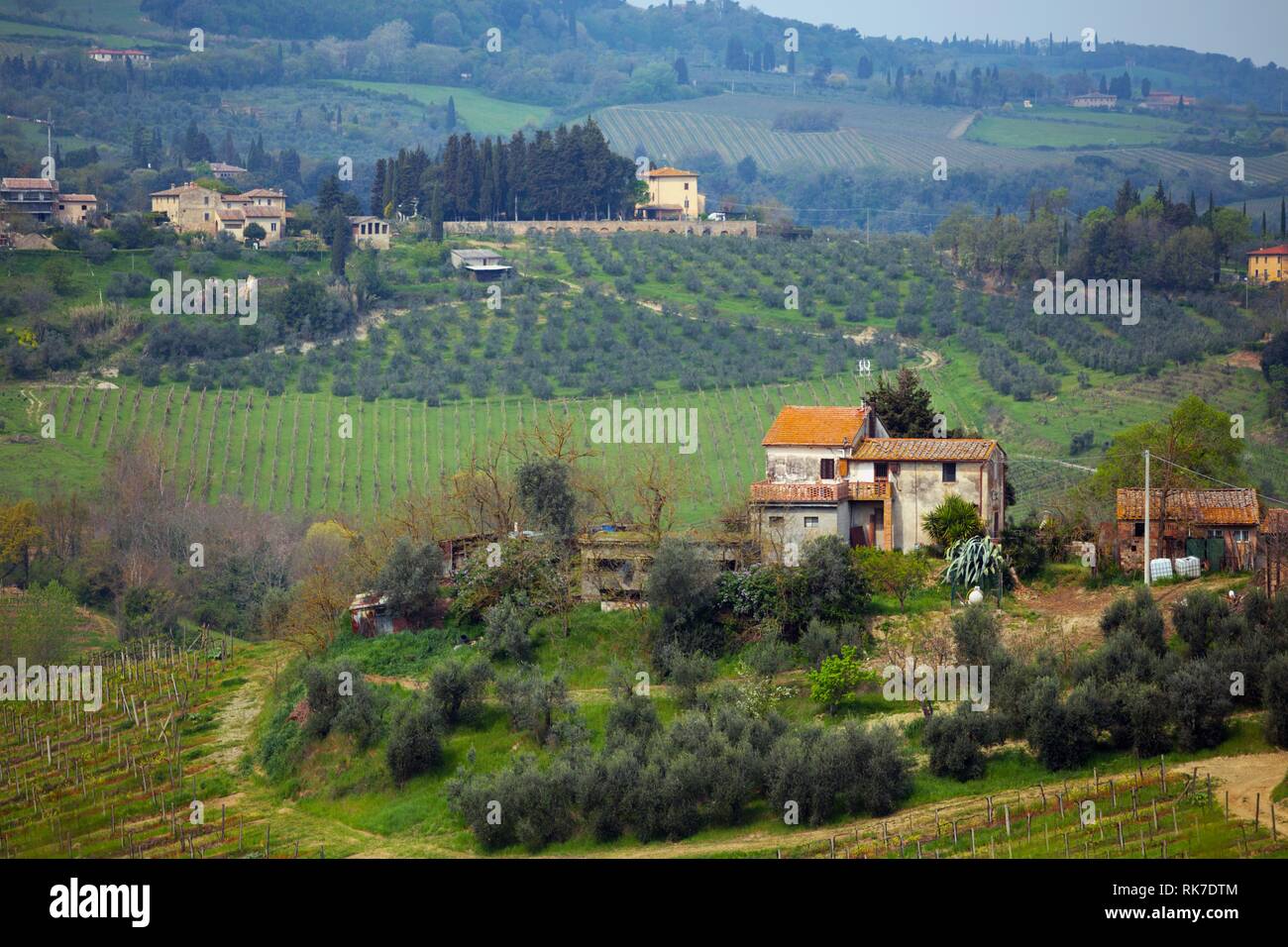 Tuscanian house hi-res stock photography and images - Alamy