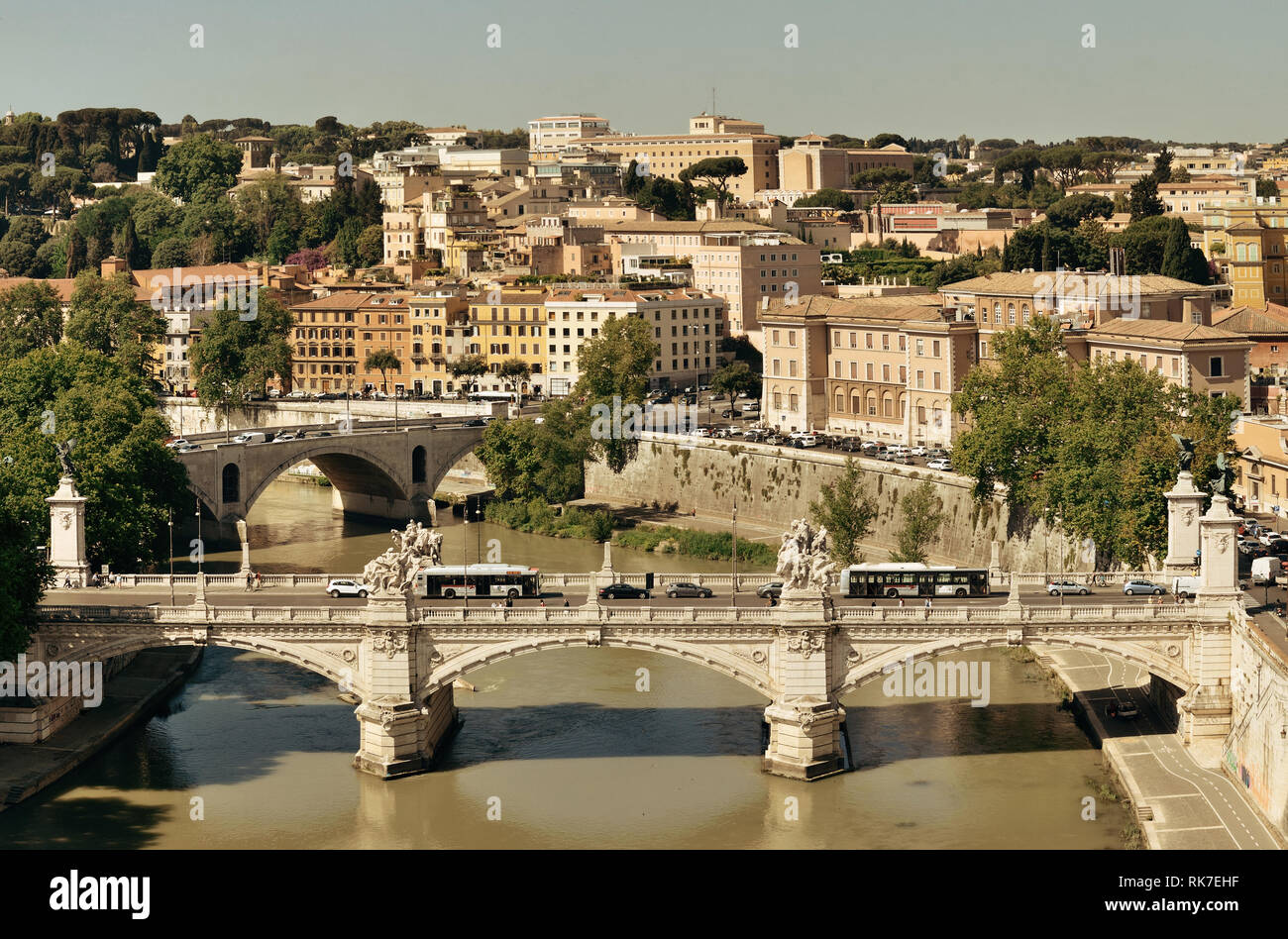 Rome aerial view with ancient architecture hi-res stock photography and ...