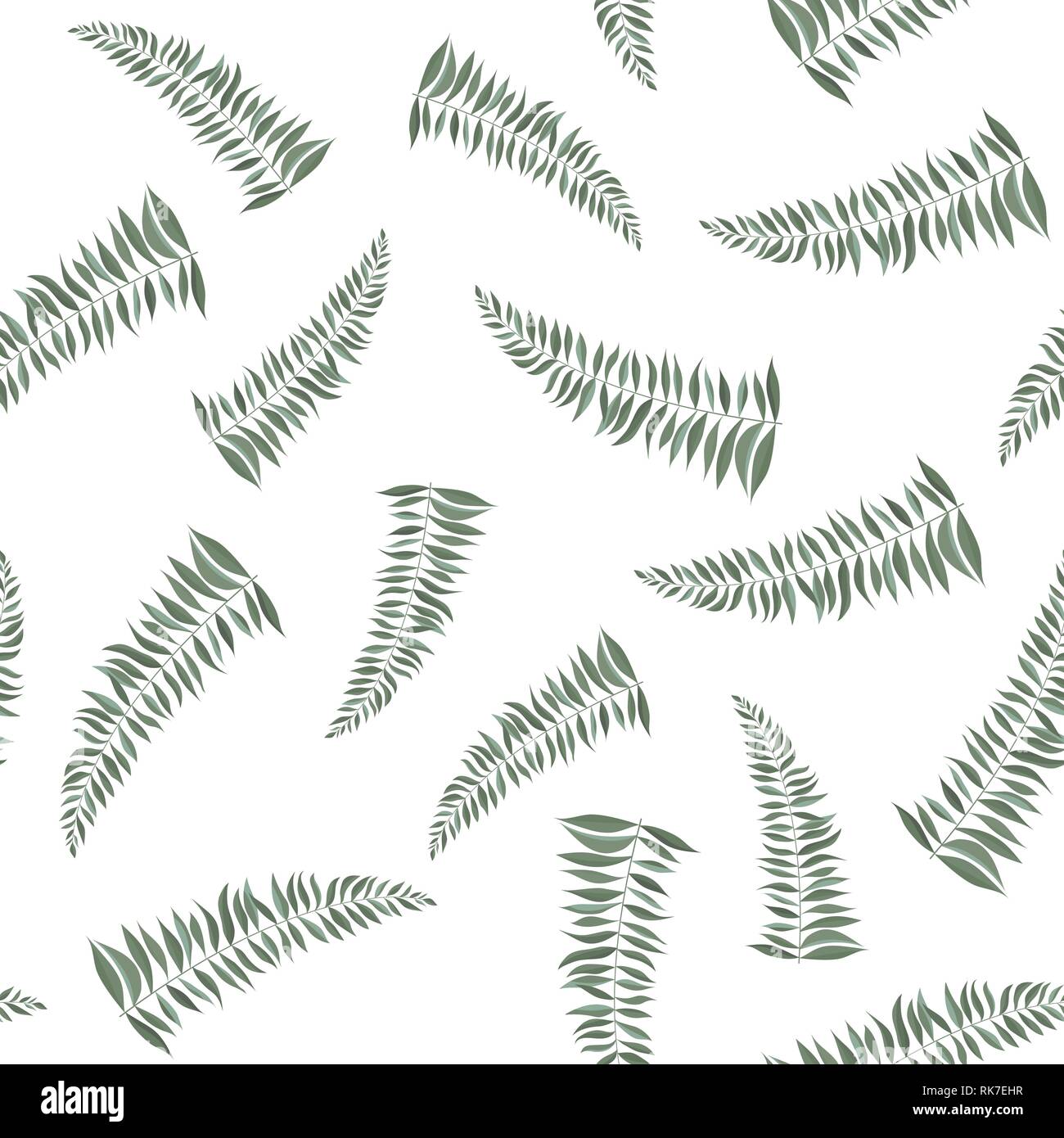 Seamless leaves pattern. Design for banner, poster, card, cover ...