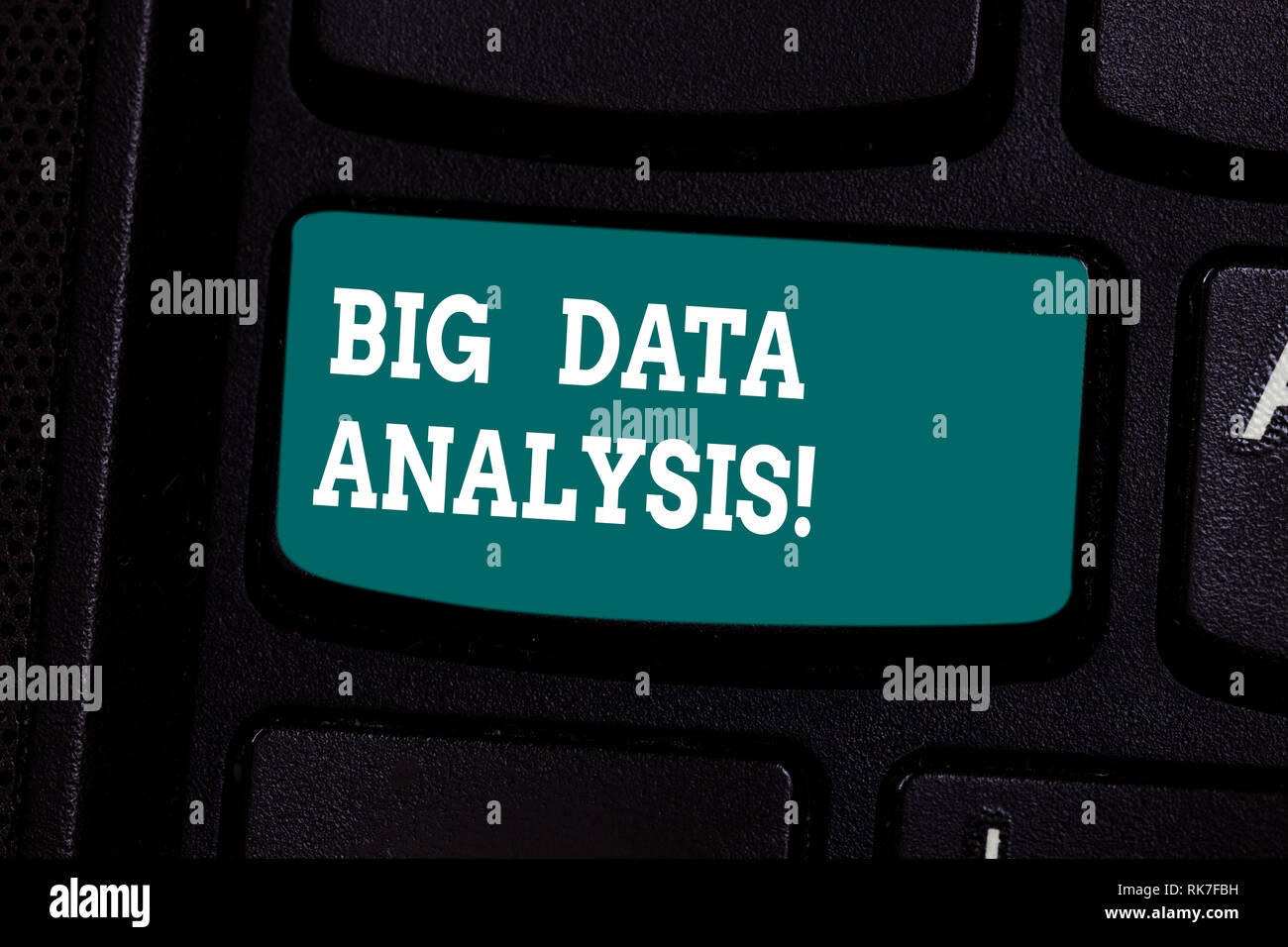 Handwriting Text Writing Big Data Analysis Concept Meaning Complex